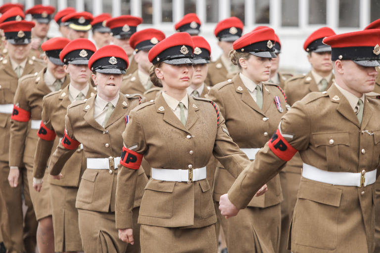 'Thank you': Delighted Duchess of Gloucester honours Royal Military ...