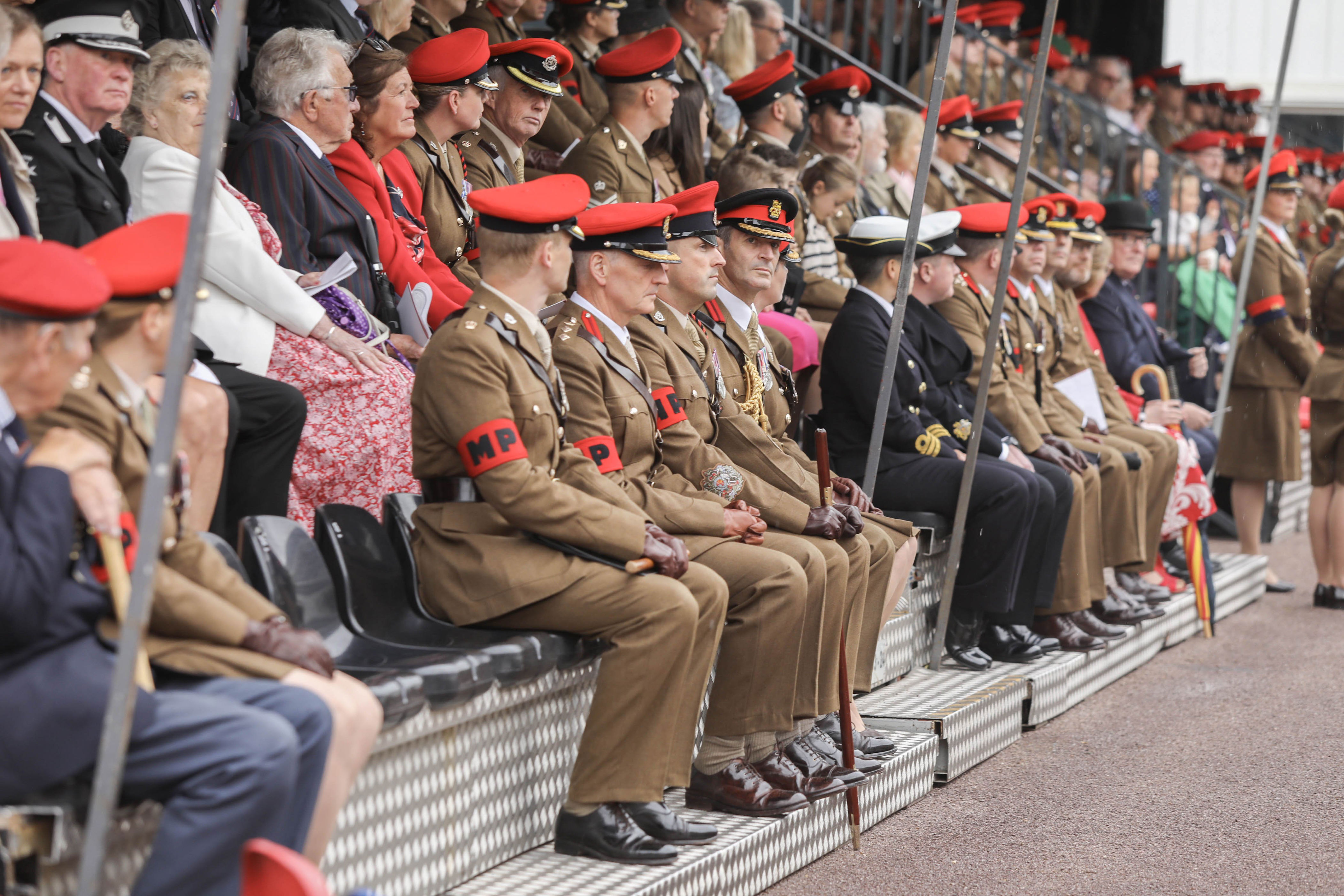 'Thank you': Delighted Duchess of Gloucester honours Royal Military ...