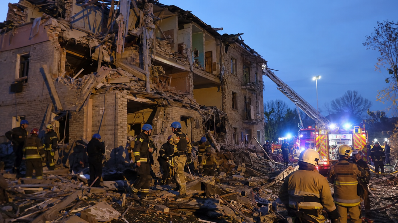 Deadly Russian drone strikes kill woman in Sumy
