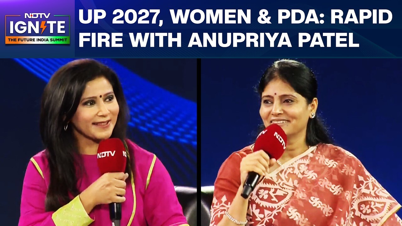 Anupriya Patel | UP 2027, women & PDA: Rapid fire with Union Minister ...