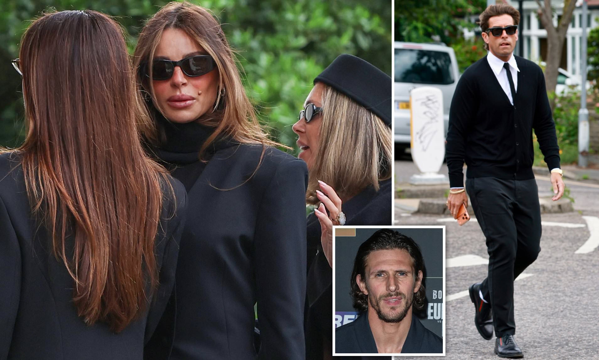 Jake Hall's ex-girlfriends Misse Beqiri and Chloe Lewis lead mourners ...