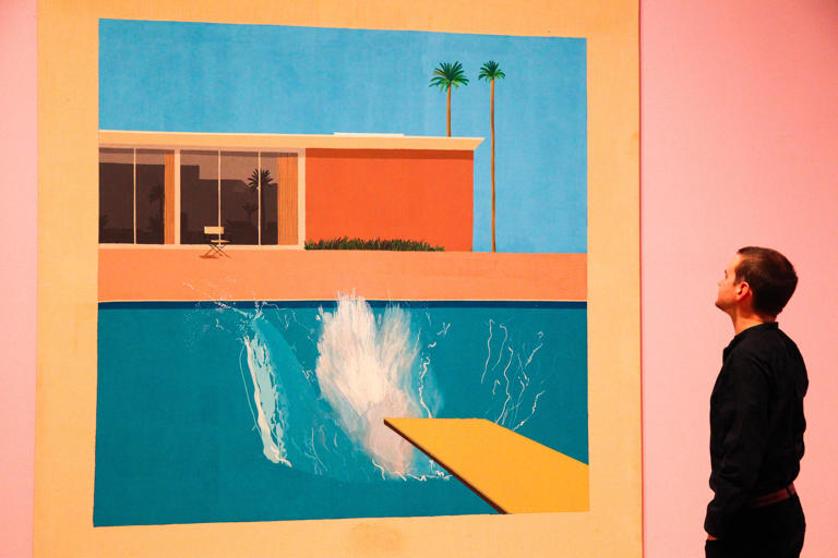 David Hockney helped define the look of modern California. Here's the ...