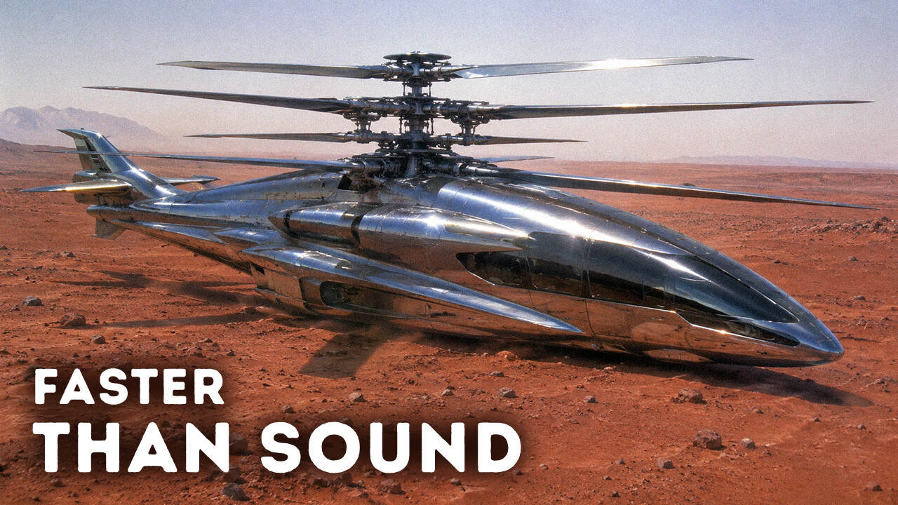 NASA engineers develop a supersonic helicopter for Mars exploration