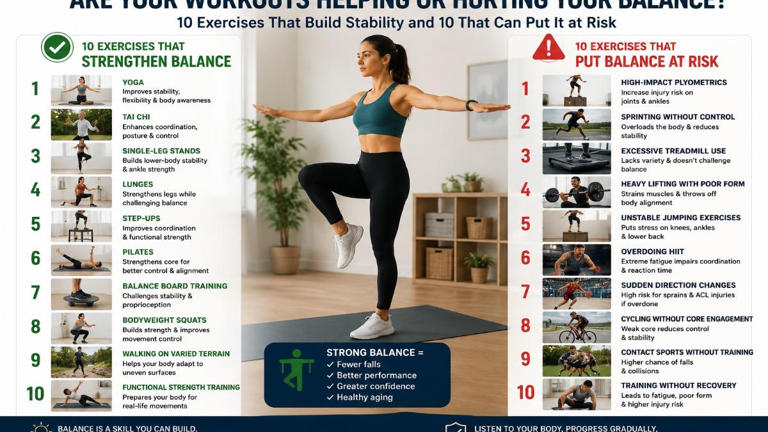 Are your workouts helping or hurting your balance? 10 exercises that ...