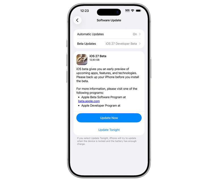 iOS 27 Beta ist da: So könnt ihr sie am iPhone installieren