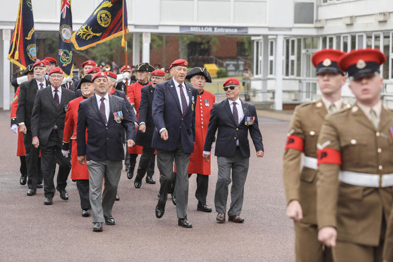 'Thank you': Delighted Duchess of Gloucester honours Royal Military ...