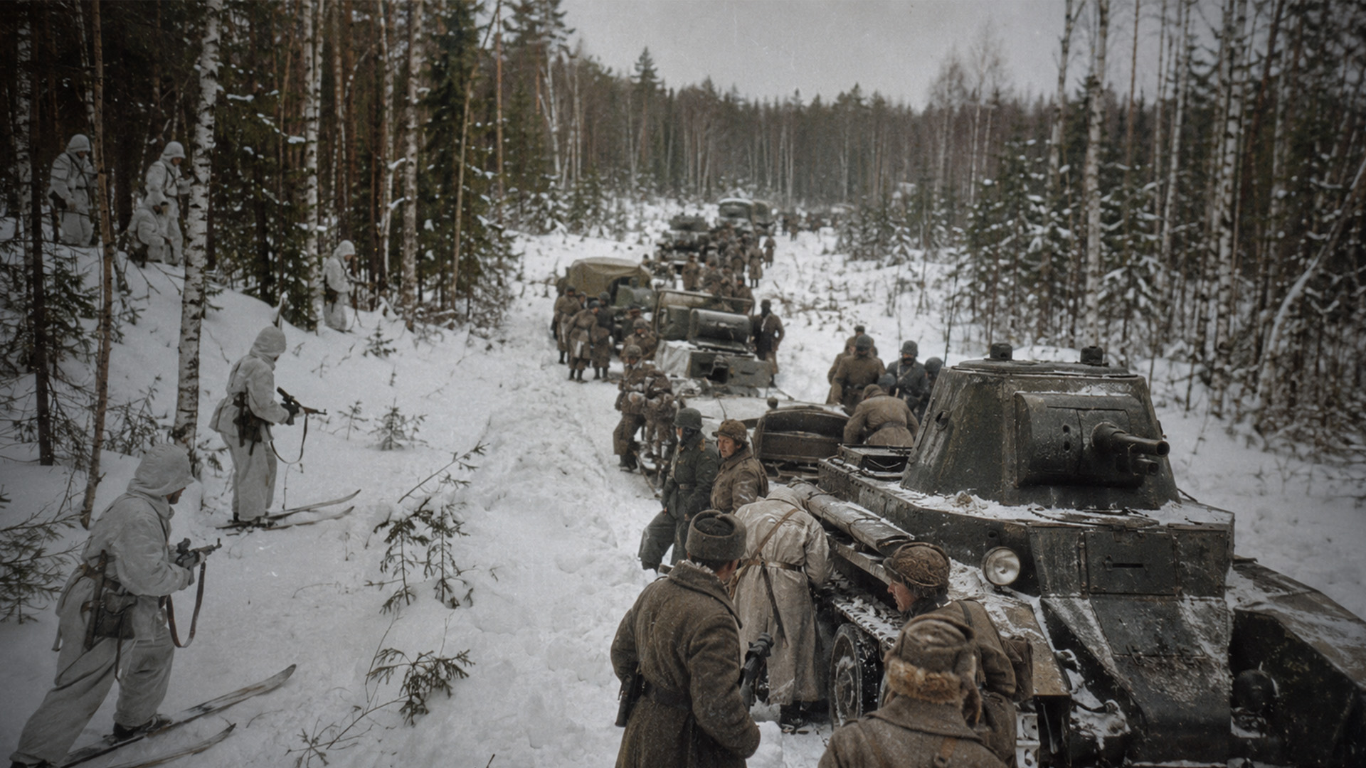 How World War II ski troops destroyed Soviet tank columns
