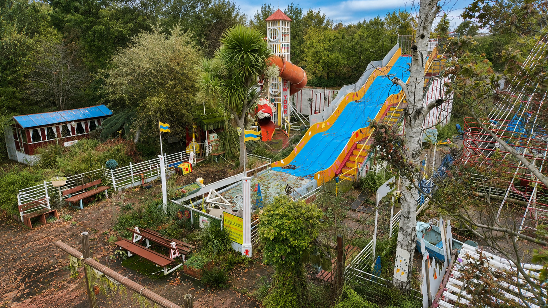 Inside a forgotten amusement park hidden from public view