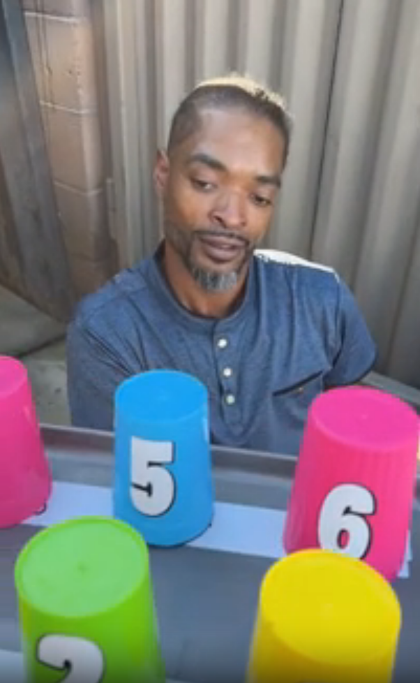 Life changing prize game in public