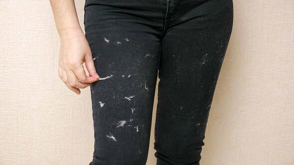 Remove stubborn pet hair and fluff from clothes by adding 1 bathroom ...