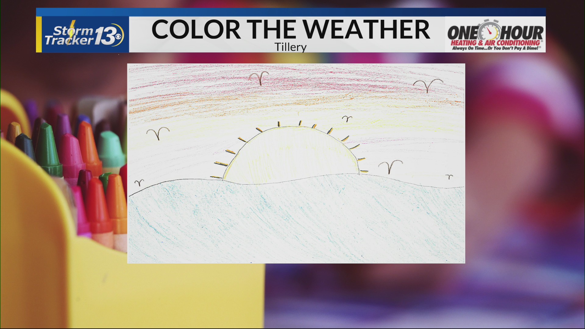 Color the weather: Tillery