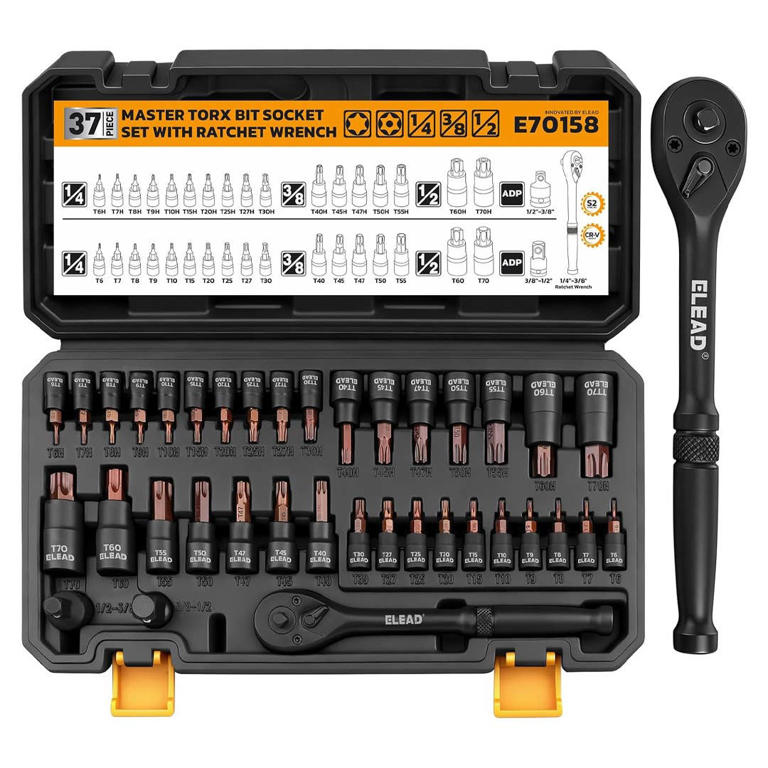 Amazon has a 37-piece master Torx bit socket set for $31, and shoppers ...