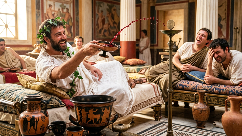 Ancient Greek drinking games - The wild party rituals you should never ...