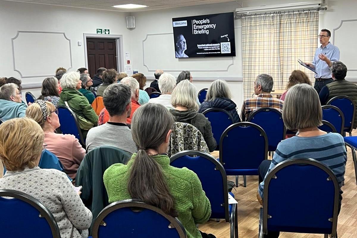 Good turnout for screening of The People’s Emergency Briefing in Berwick