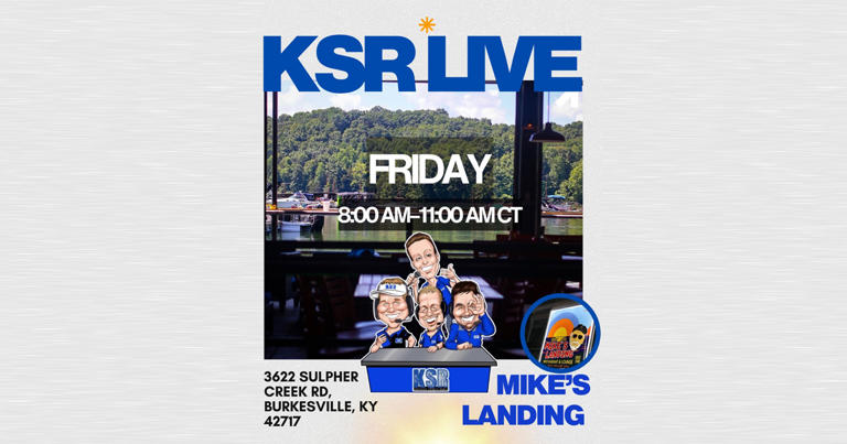 KSR show, 6/12: Live from Mike’s Landing at Sulphur Creek Resort