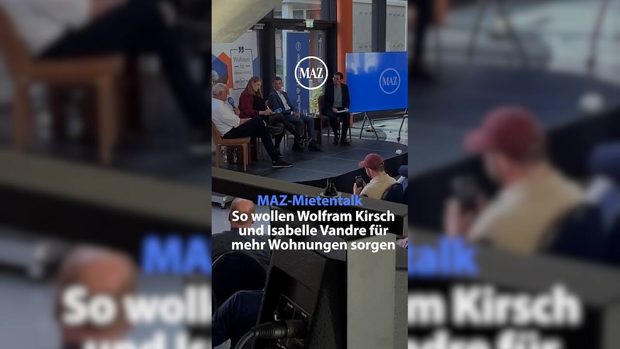 MAZ-Mietentalk – So wollen Wolfram Kirsch und Isabelle Vandre für mehr ...