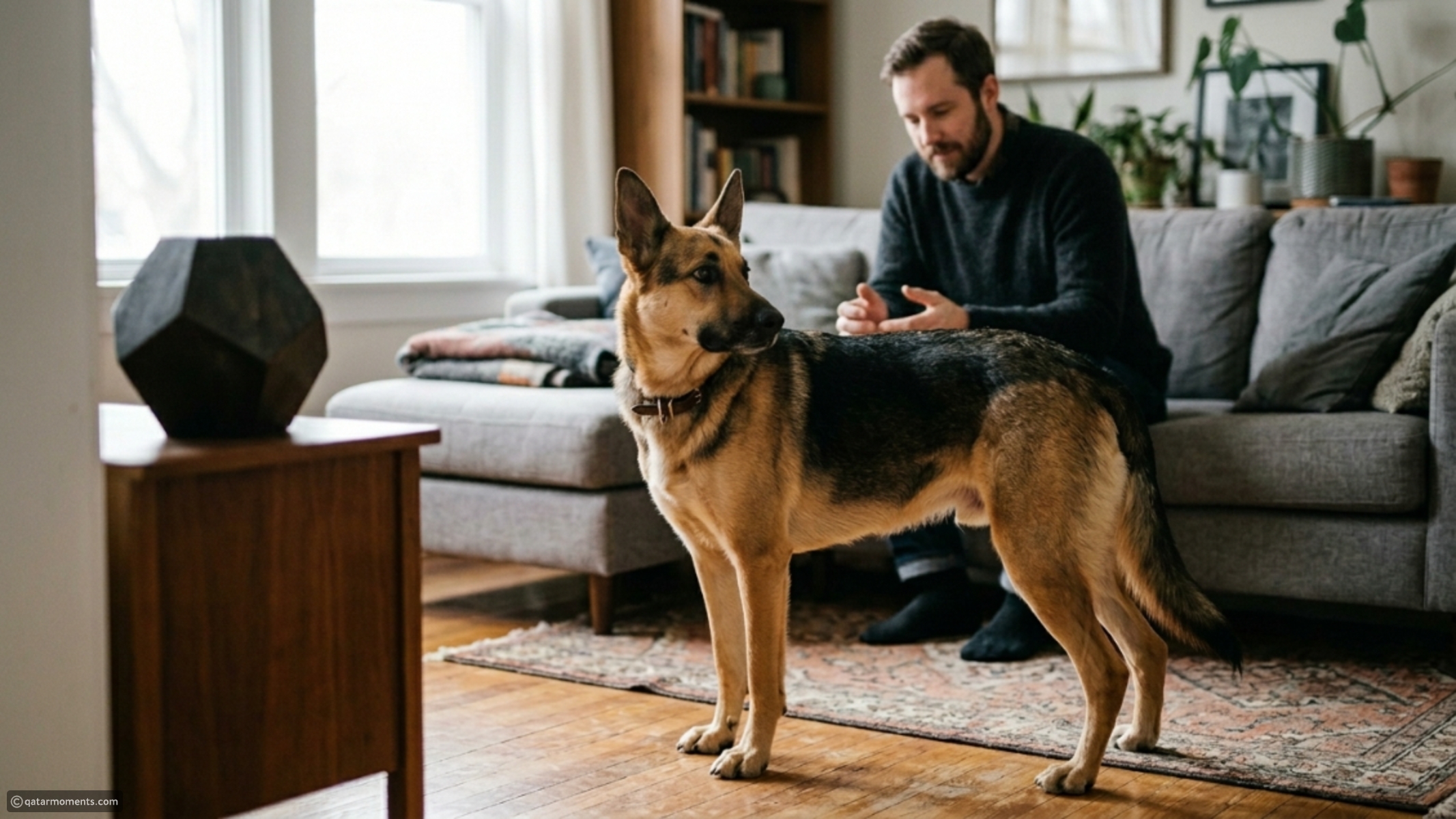Why your dog stares at you without blinking and what it means