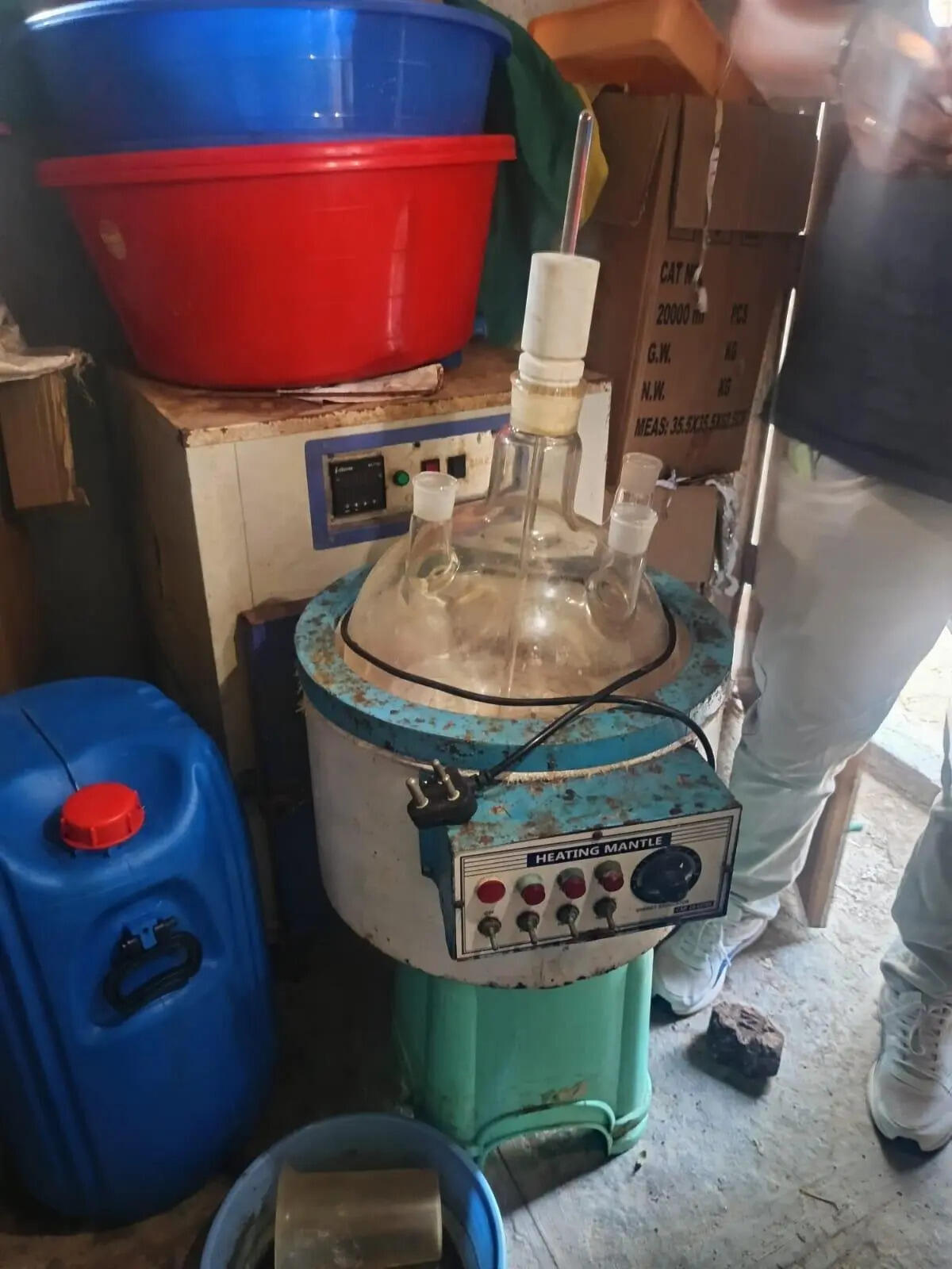 Eagle busts mephedrone manufacturing unit, two held
