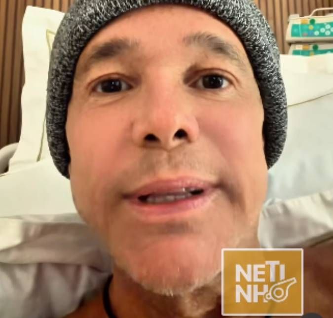 Netinho retoma quimioterapia e desabafa sobre efeito colateral: Muita fome