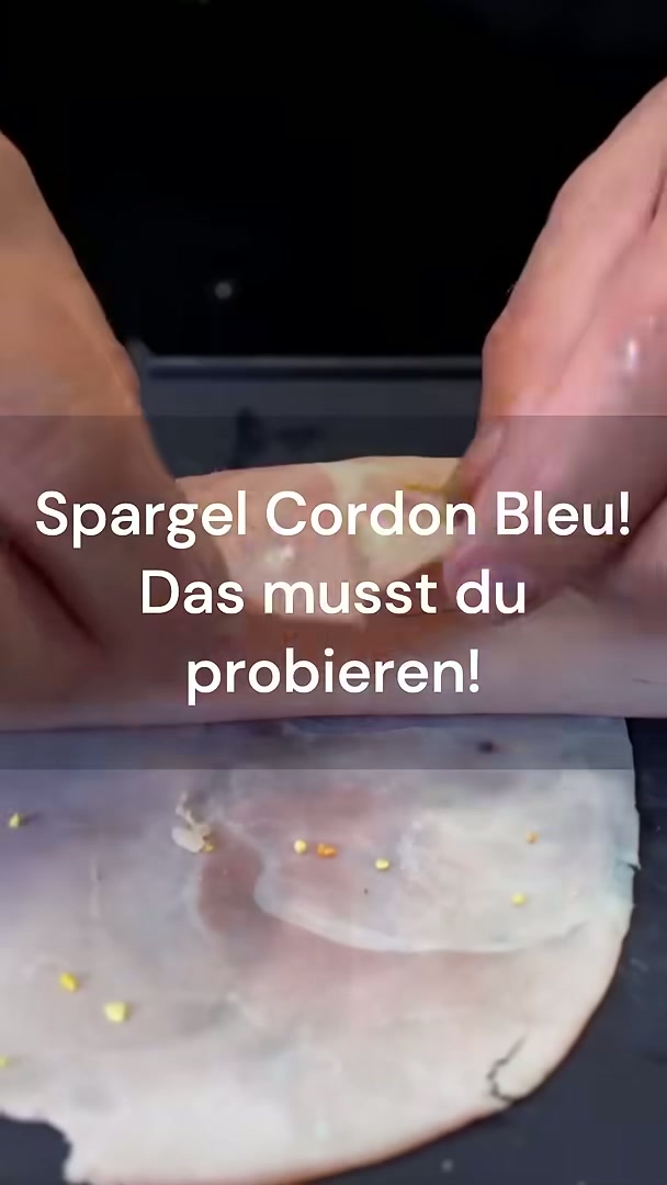 Spargel-Rezept Cordon Bleu mal anders mit Käse & Schinken