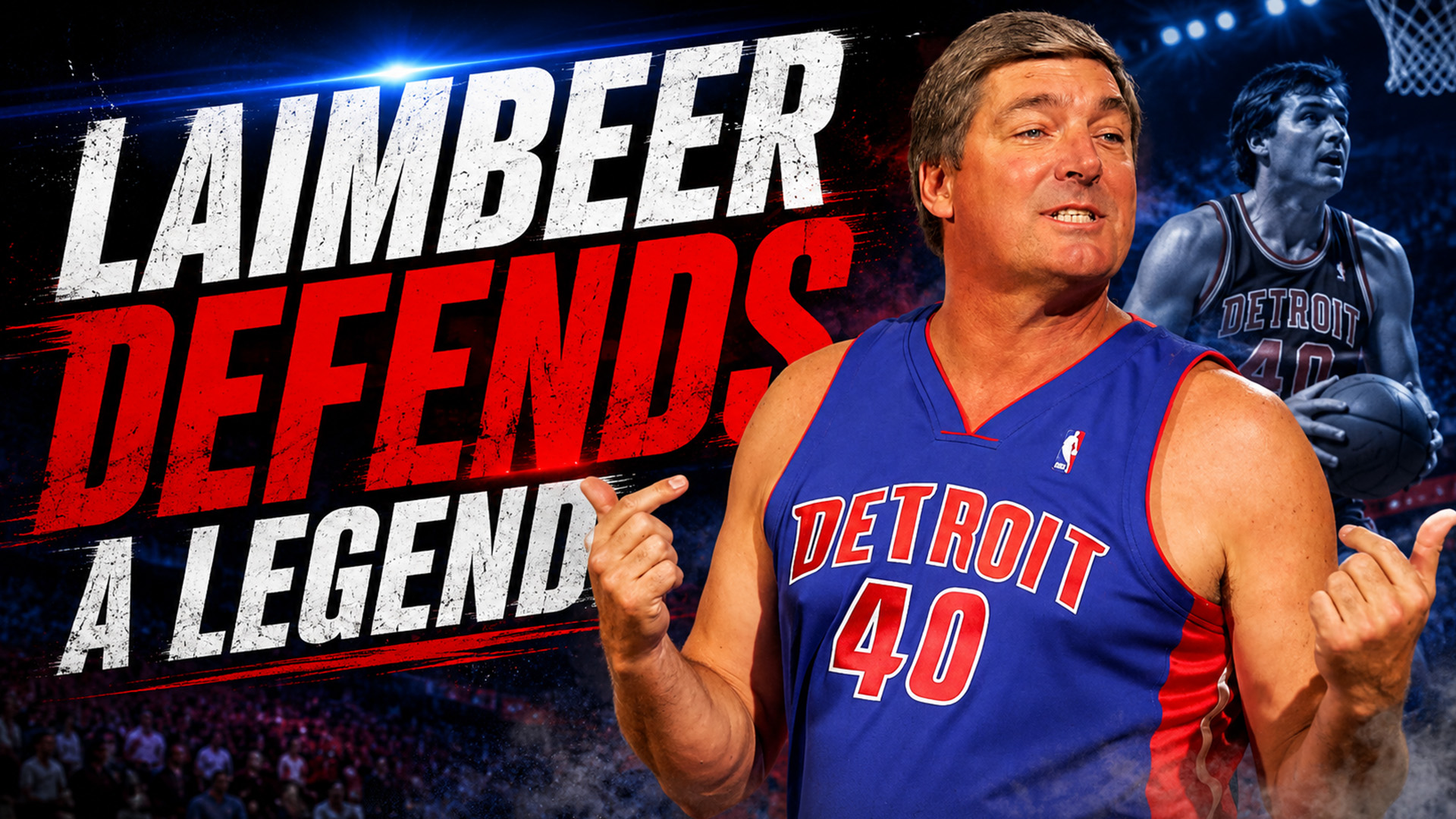 Bill Laimbeer on Isiah Thomas after Pistons defeated Jordan's team