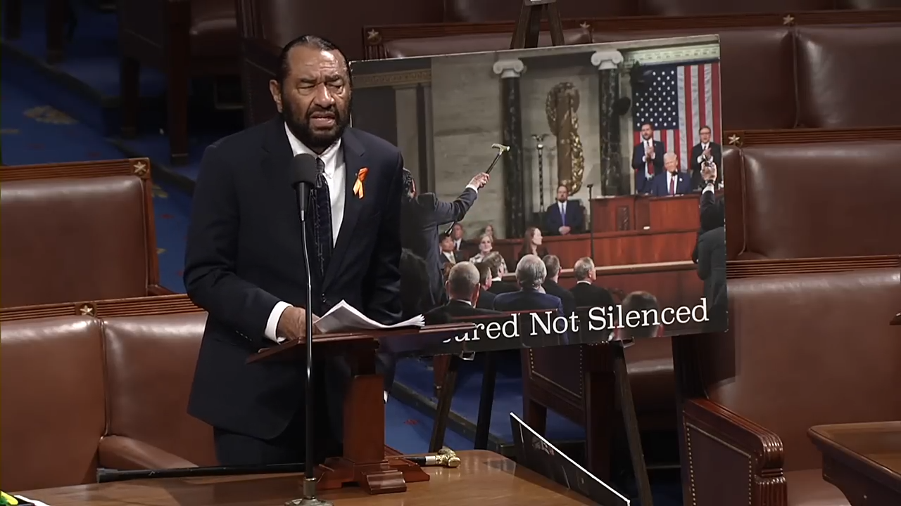 'Invidious discrimination emanating from the presidency': Rep. Al Green ...