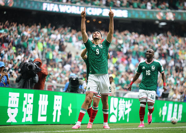 World Cup show interrupted by two Mexico fans throwing punches on live TV