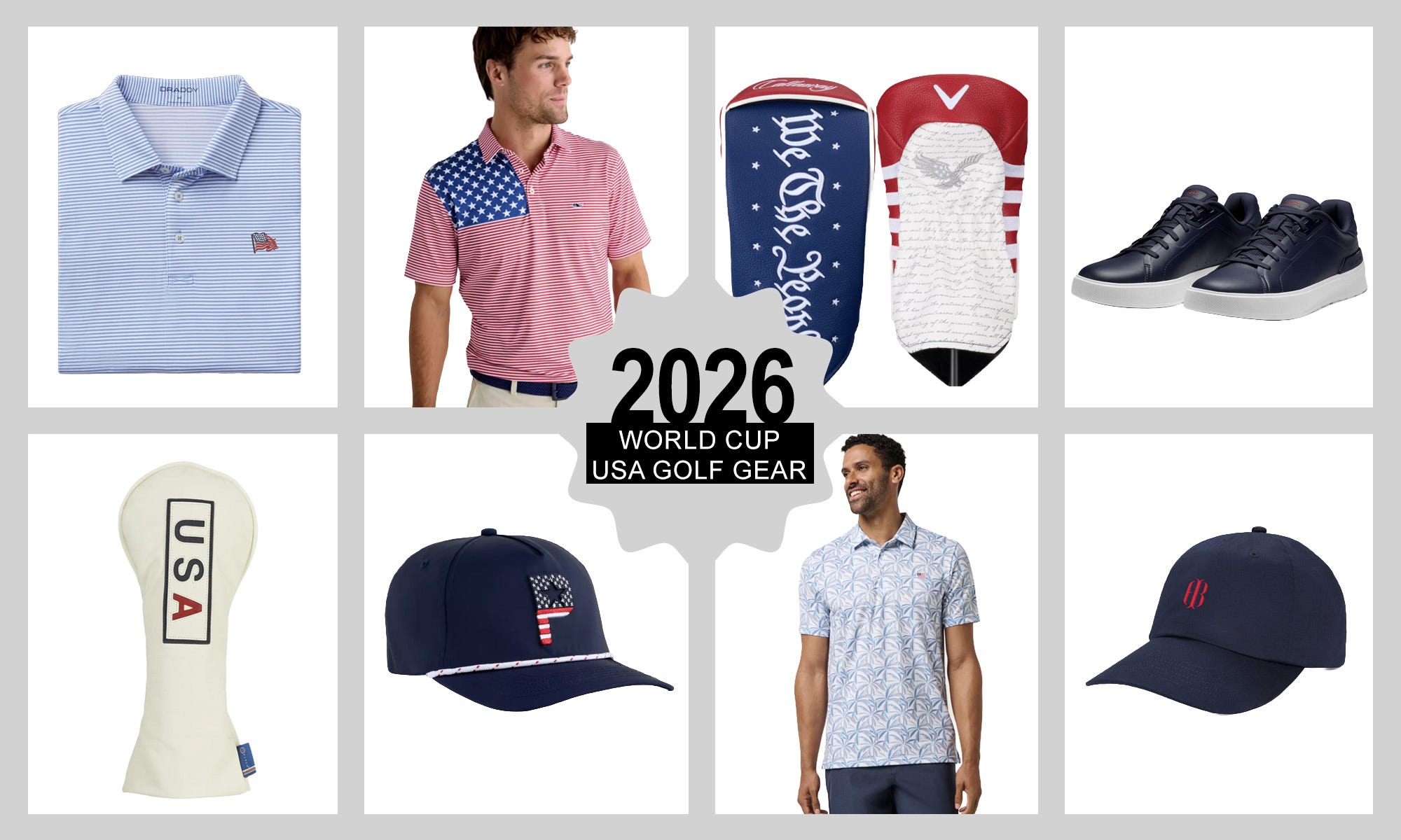 Celebrate the World Cup with USA-themed golf apparel, accessories, footwear