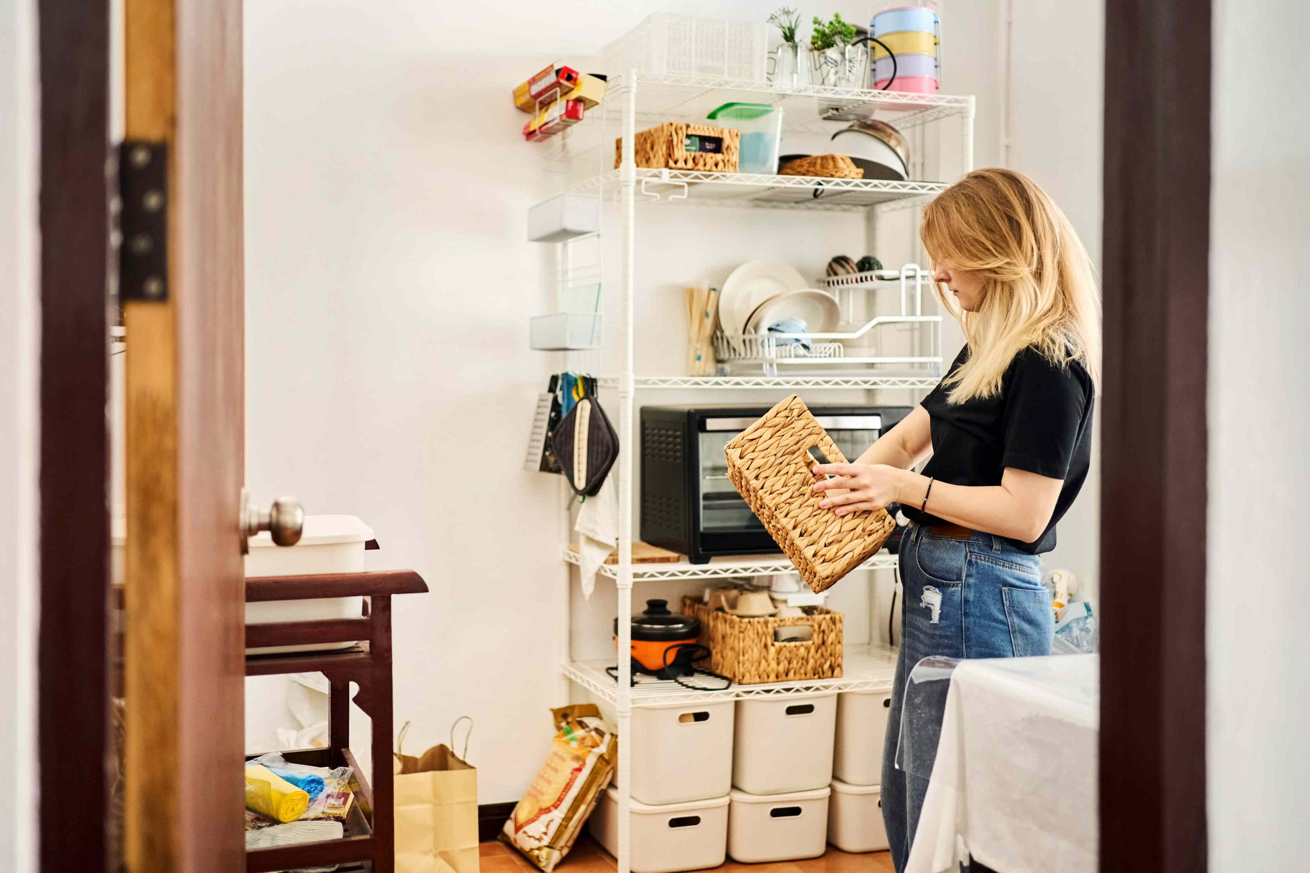 The "Ski Slope Method" is the easiest way to start decluttering when ...