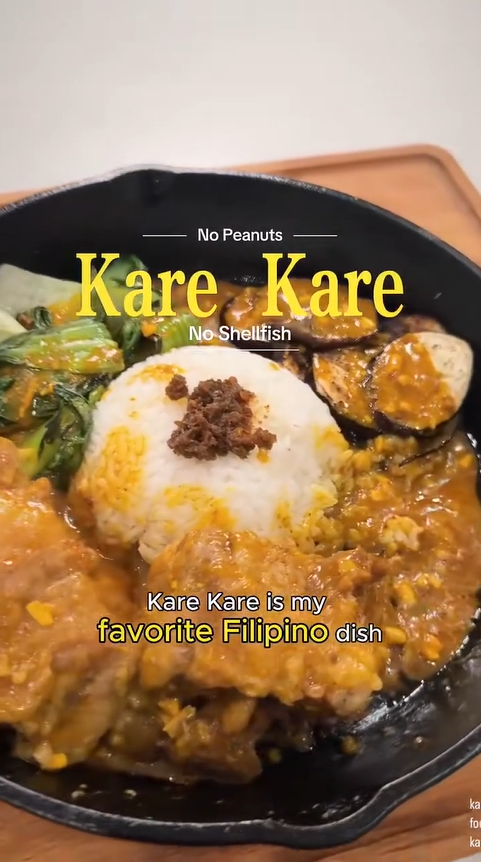 Kare kare recipe without peanuts or shellfish