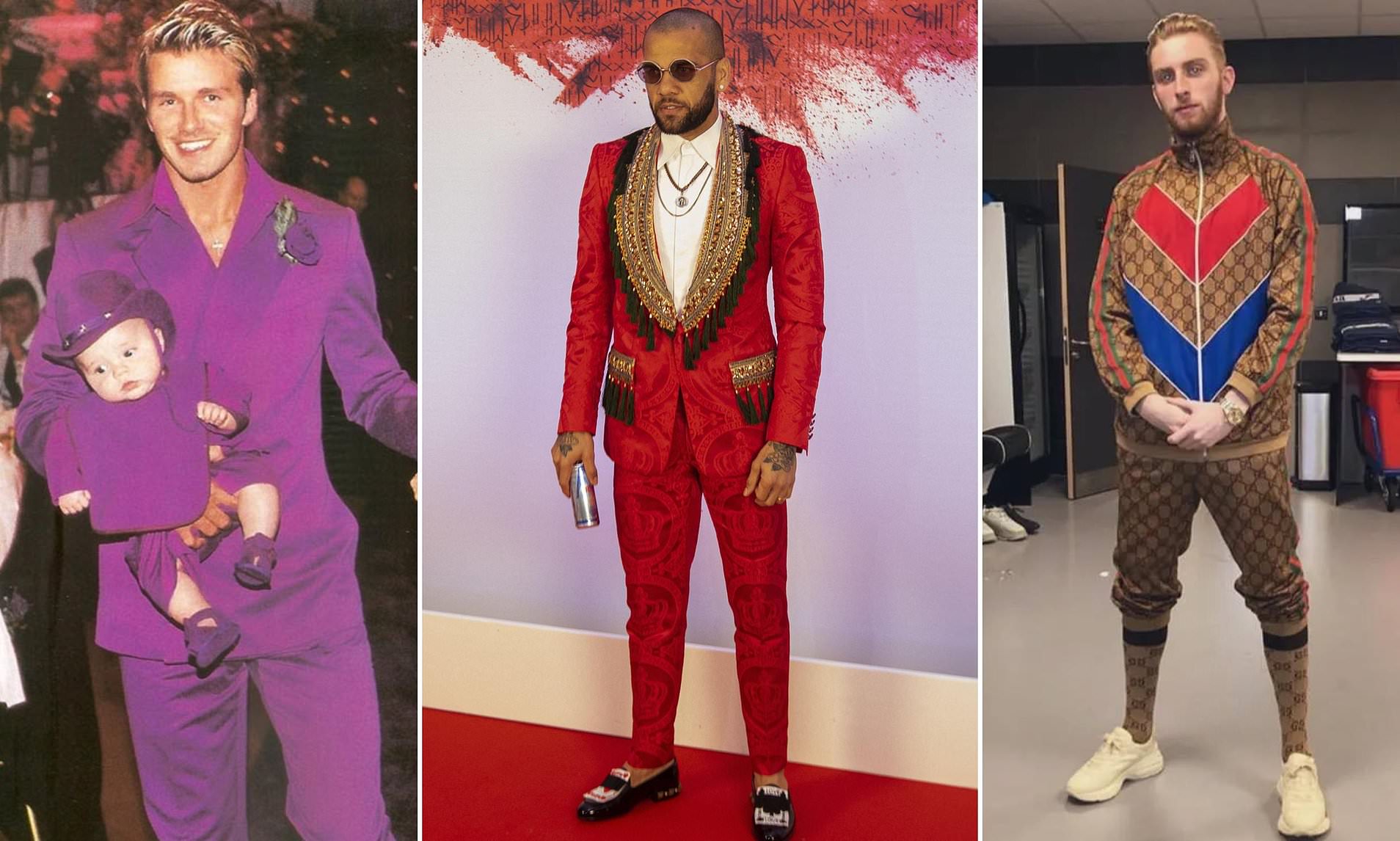 Footballers' worst fashion fails: From 'moon boots' to David Beckham's ...