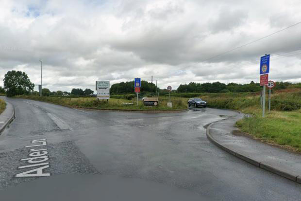 Emergency services attend scene of crash at accident blackspot