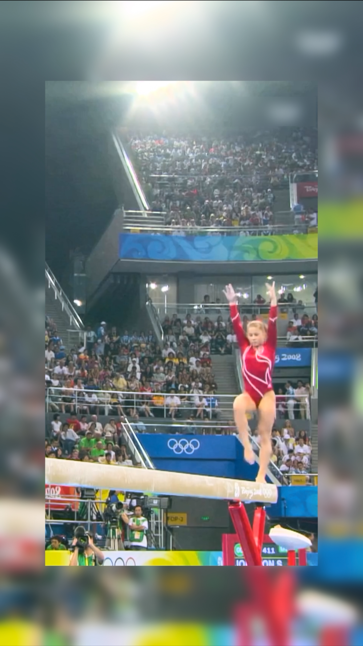 The art of balance: Shawn Johnson edition