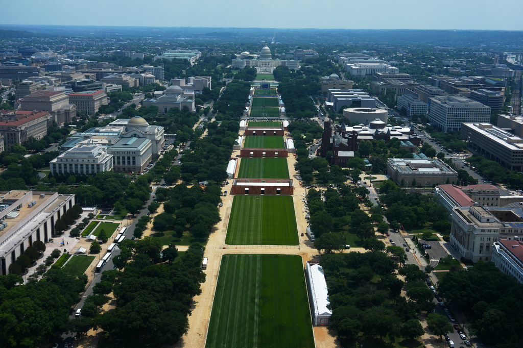 Trump administration condemns '86 47' markings on National Mall