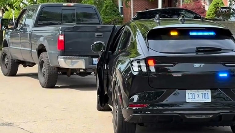 Michigan cops are hunting aggressive drivers in silent Mustang Mach-Es