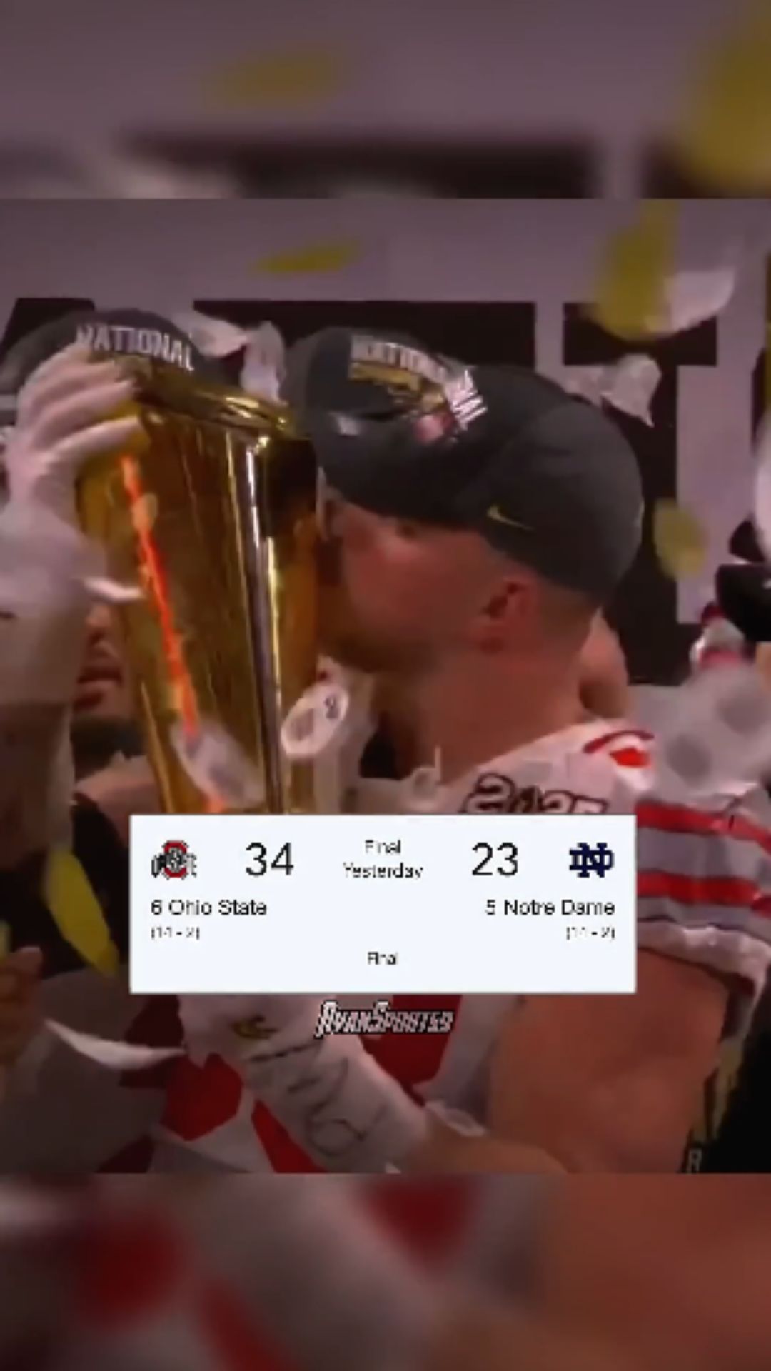 Michigan Wolverines silence the Ohio State crowd!