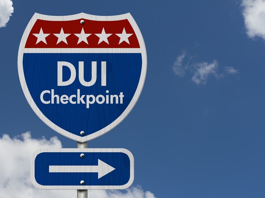 There will be a DWI checkpoint in Monmouth County Friday night