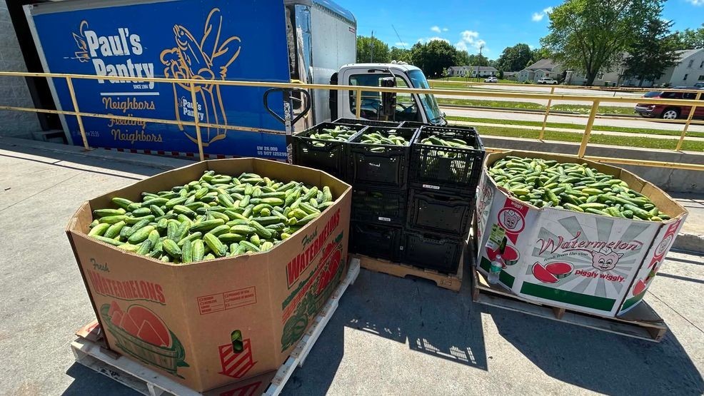 Paul's Pantry receives surprise donation of 18 pallets of cucumbers ...