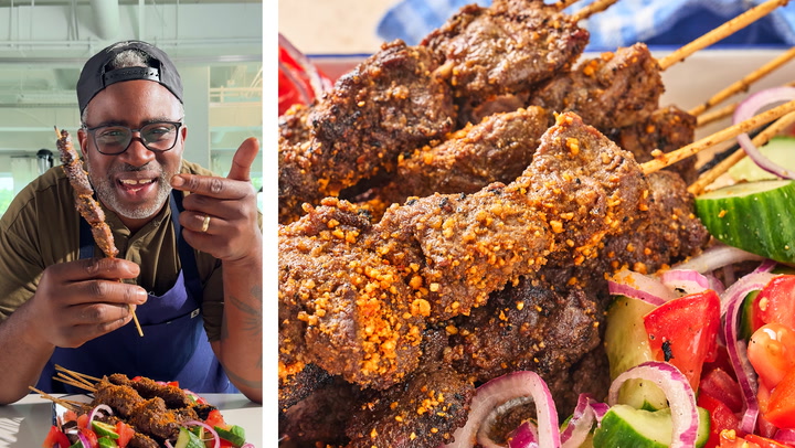 Beef suya (Nigerian grilled beef skewers) recipe