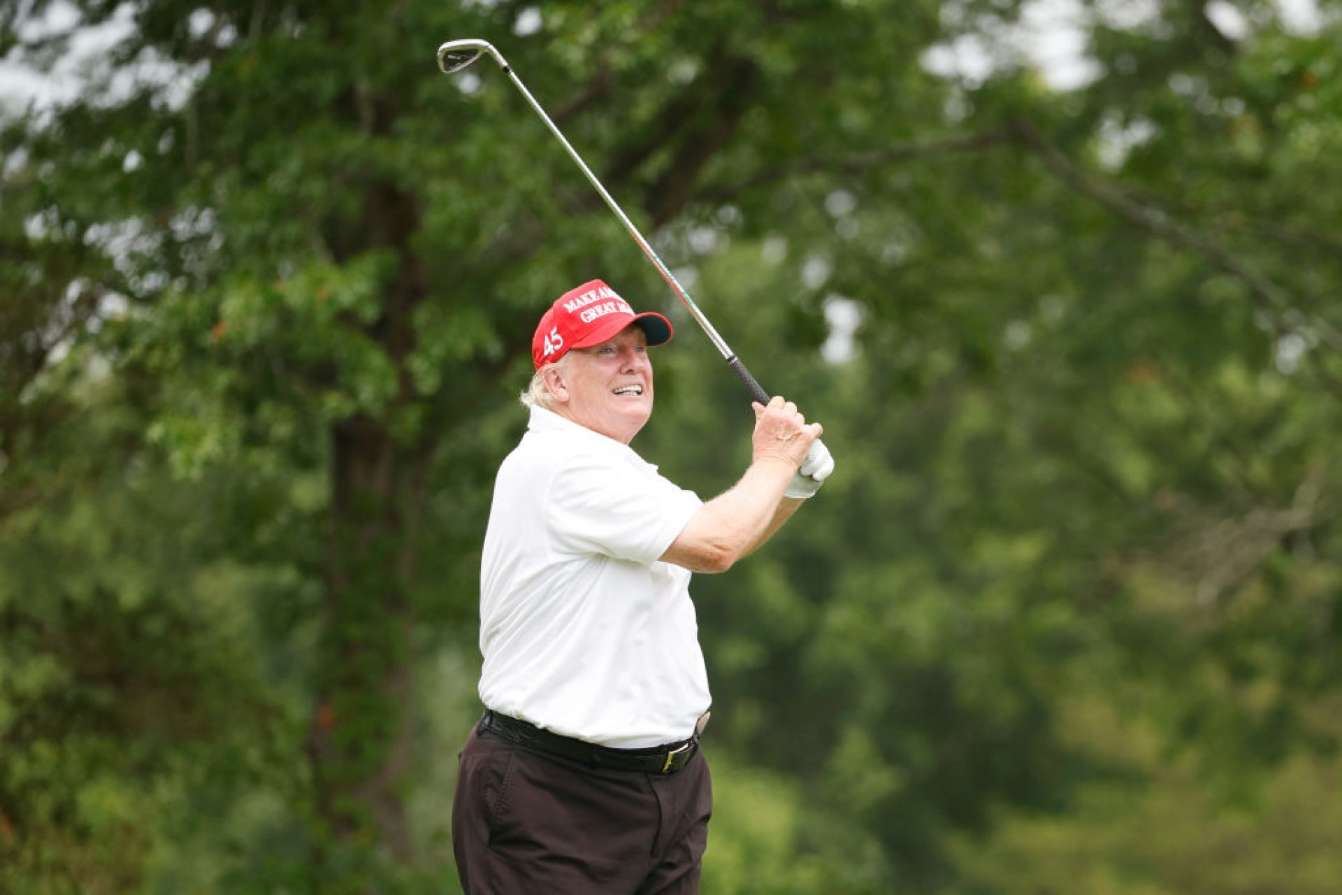 The Trump golf course burial that sparked a lot of questions
