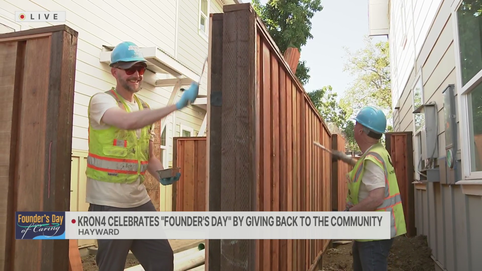 KRON4 celebrates 'Founder's Day' by giving back to the community