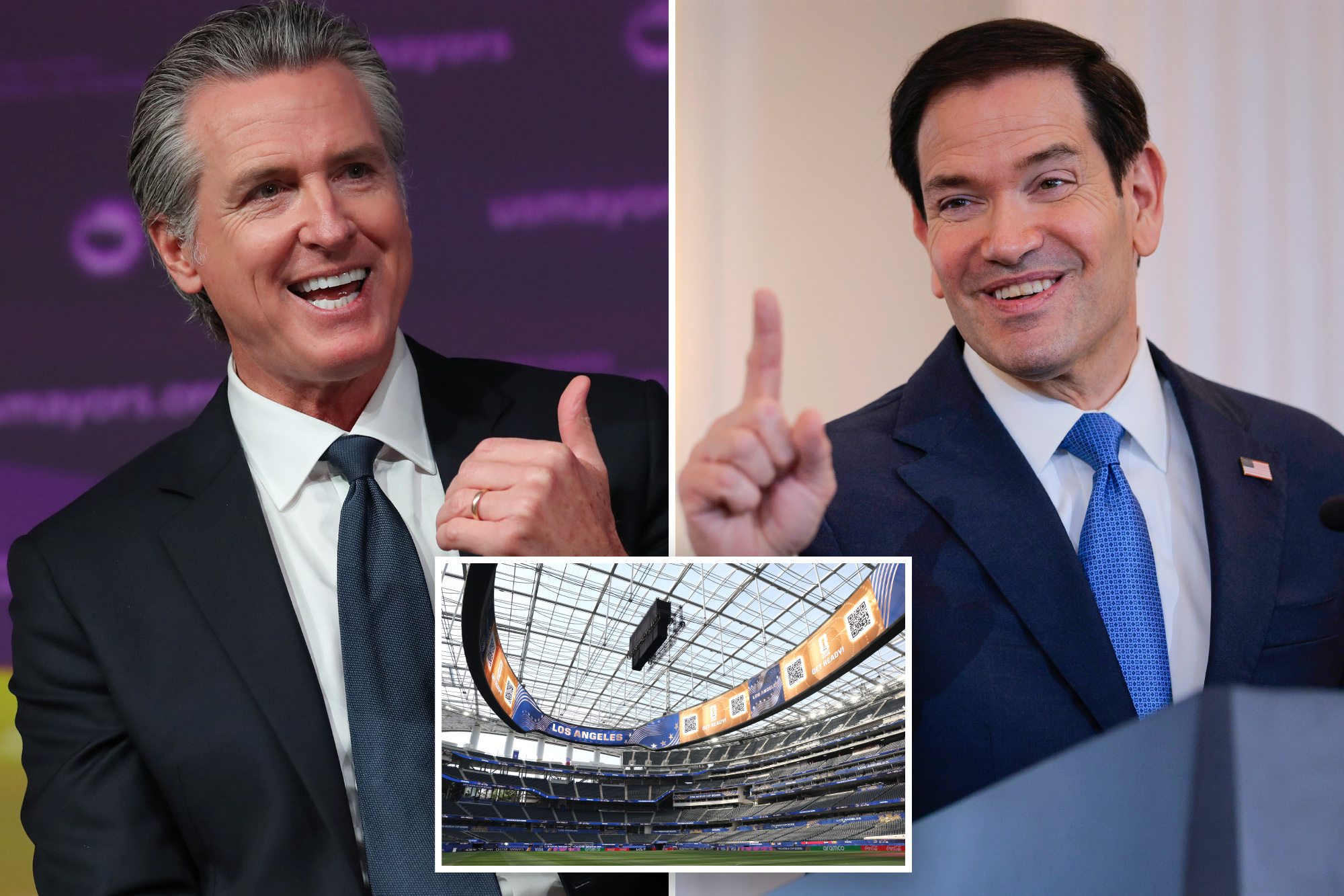 Gavin Newsom hits Marco Rubio with childish as rivals set to sit ...