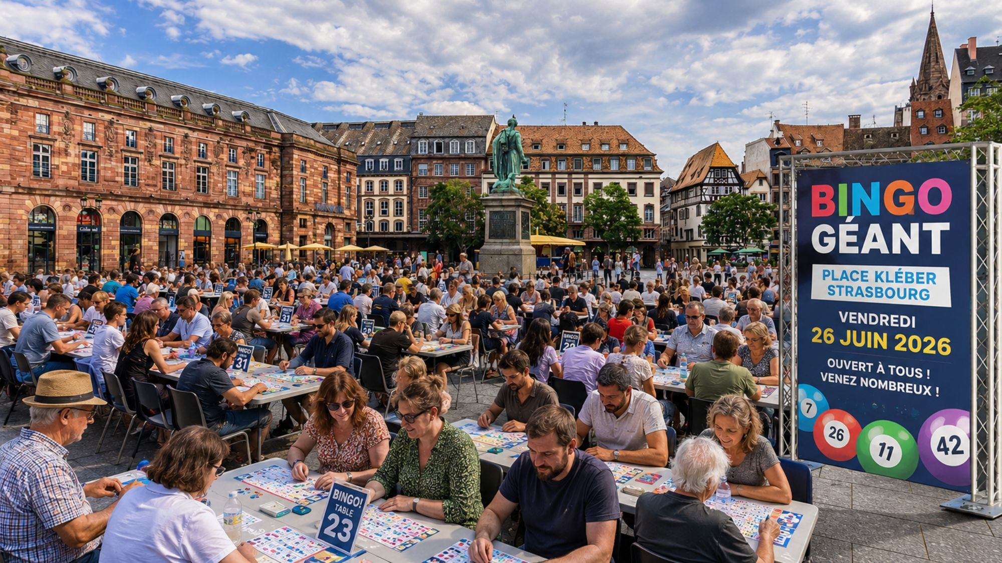 Un bingo géant va envahir cette place de Strasbourg avec plus de 300 ...