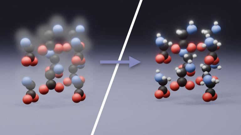 AI tracks missing hydrogen atoms in crystals with 97% success rate