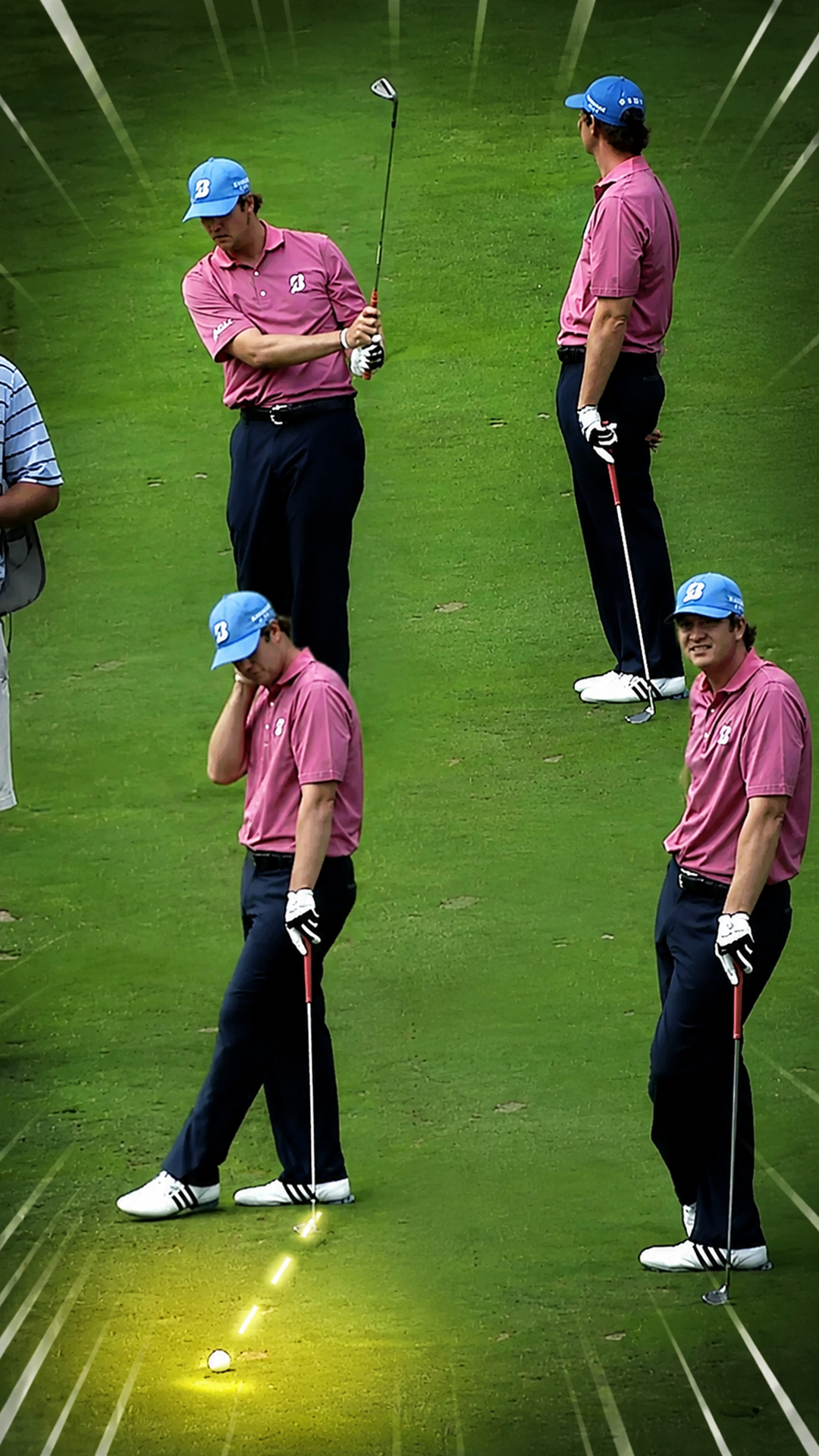 If Monday were a golf shot... unlucky rules infraction!