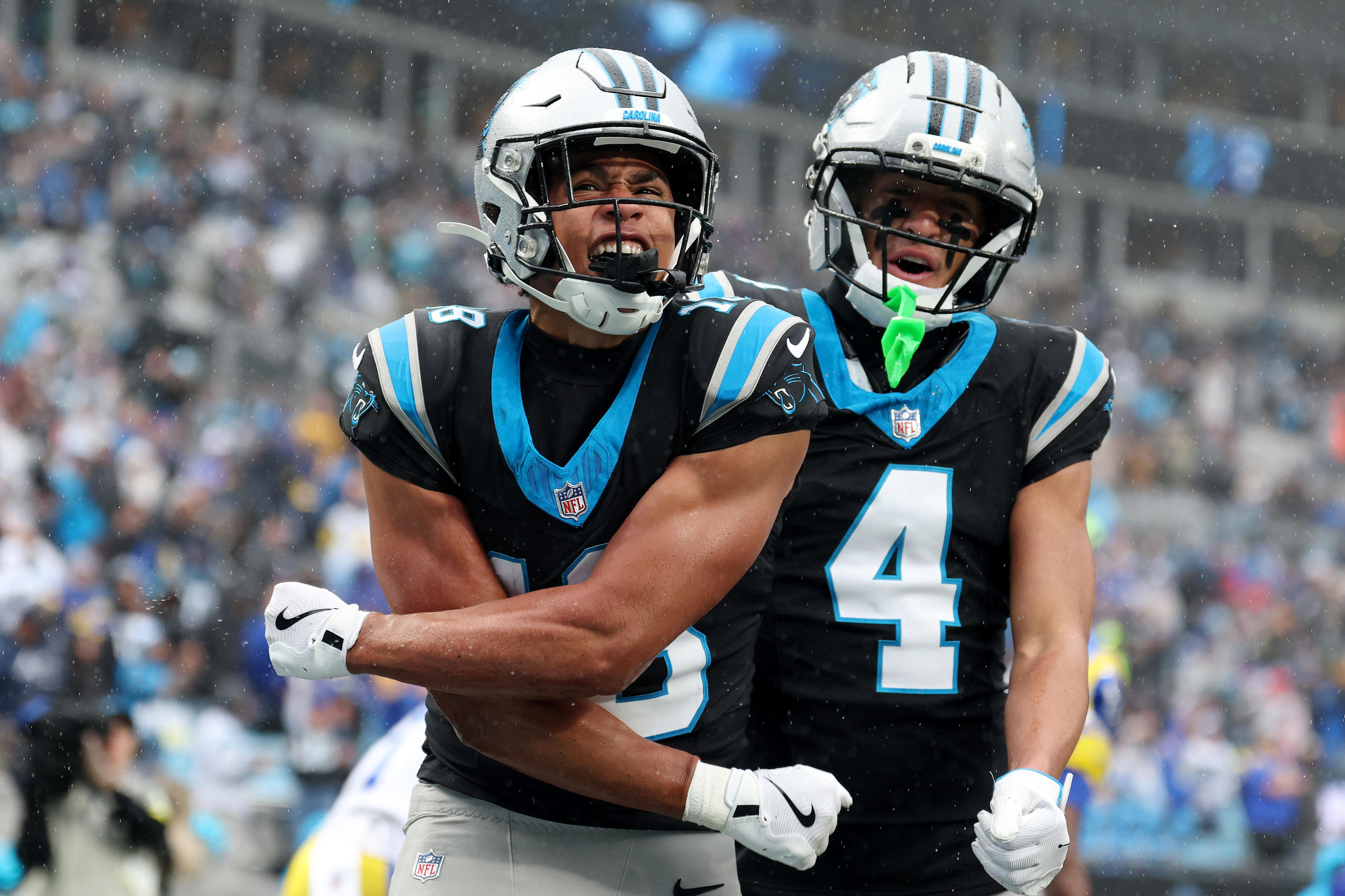 Where Jalen Coker's new contract with Panthers ranks among NFL WRs