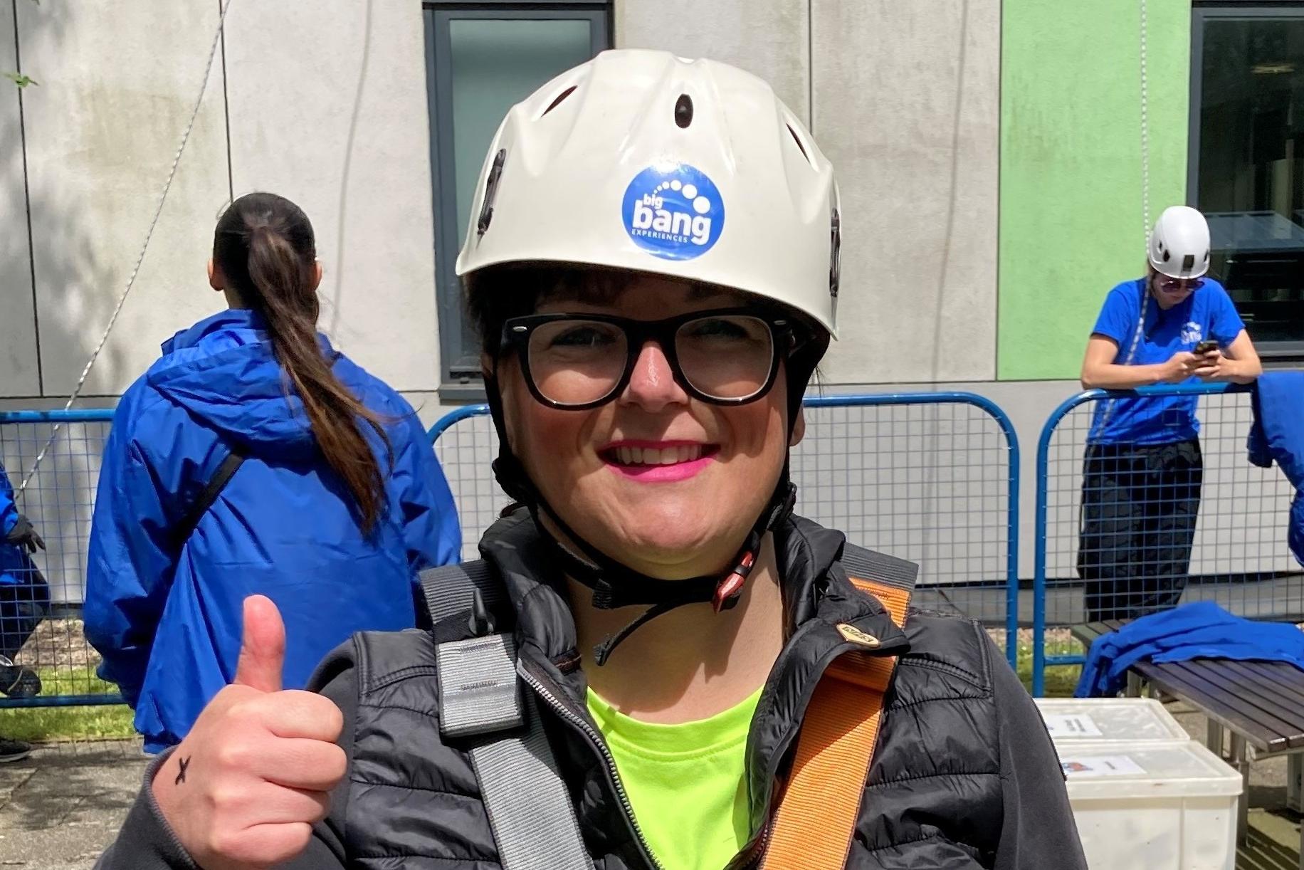 Newly appointed chair at Sherwood Forest Hospitals abseils into her new ...