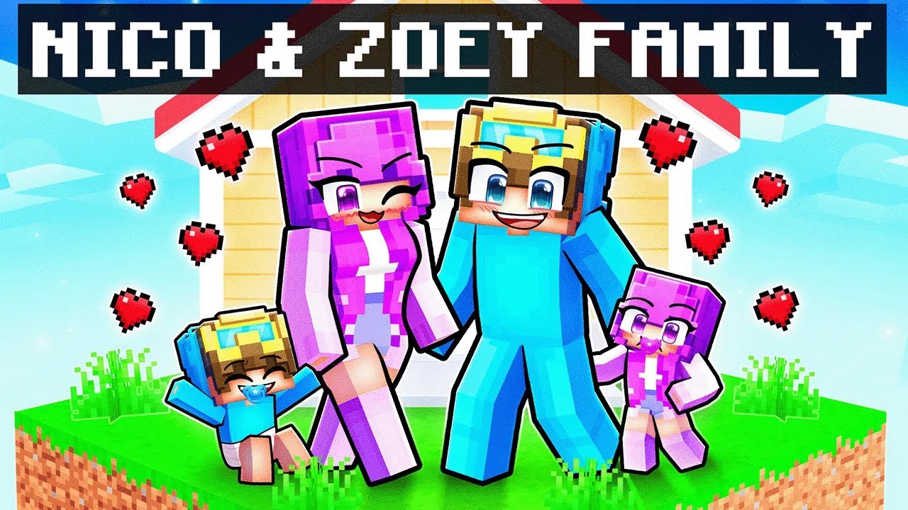 Discover the challenges of family life in Minecraft