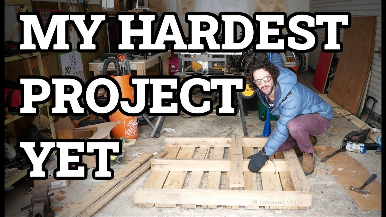 Watch me build a chic dining table from a pallet!