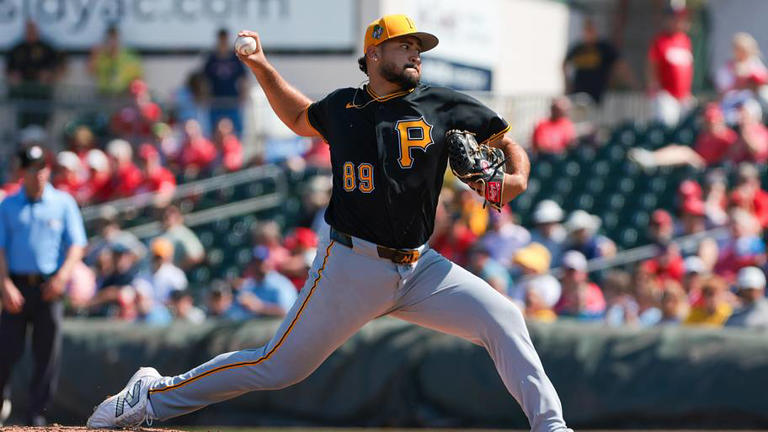 Pirates sending rookie relief pitcher down to minors